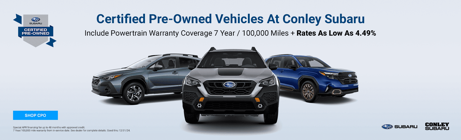 Conley Subaru | Subaru Dealer in Bradenton, FL