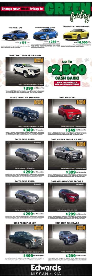 2024 Black Friday - Edwards Nissan Kia | Edwards Auto Group