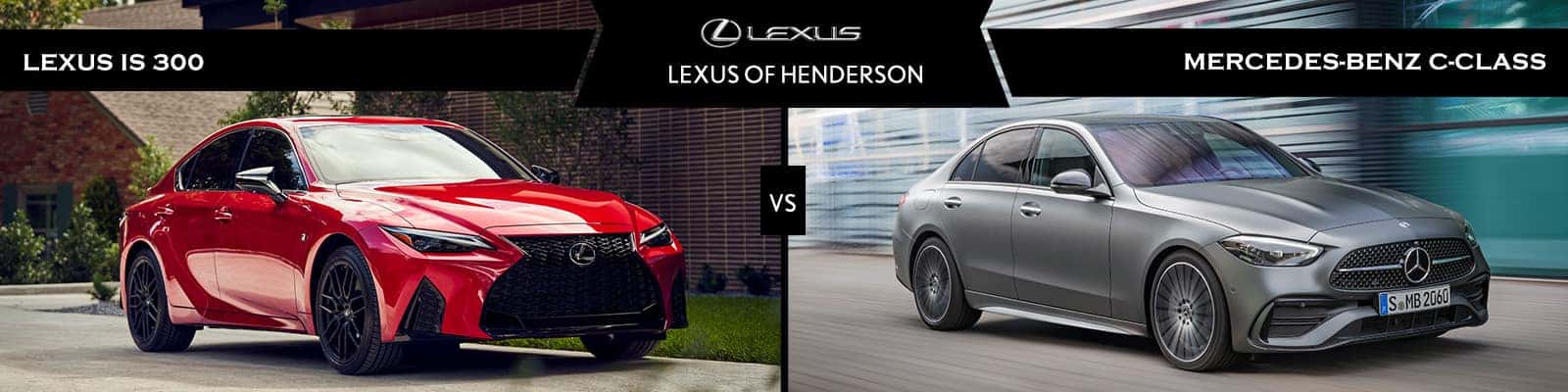 Compare the Lexus IS to the Mercedes Benz C300 | Lexus of Henderson