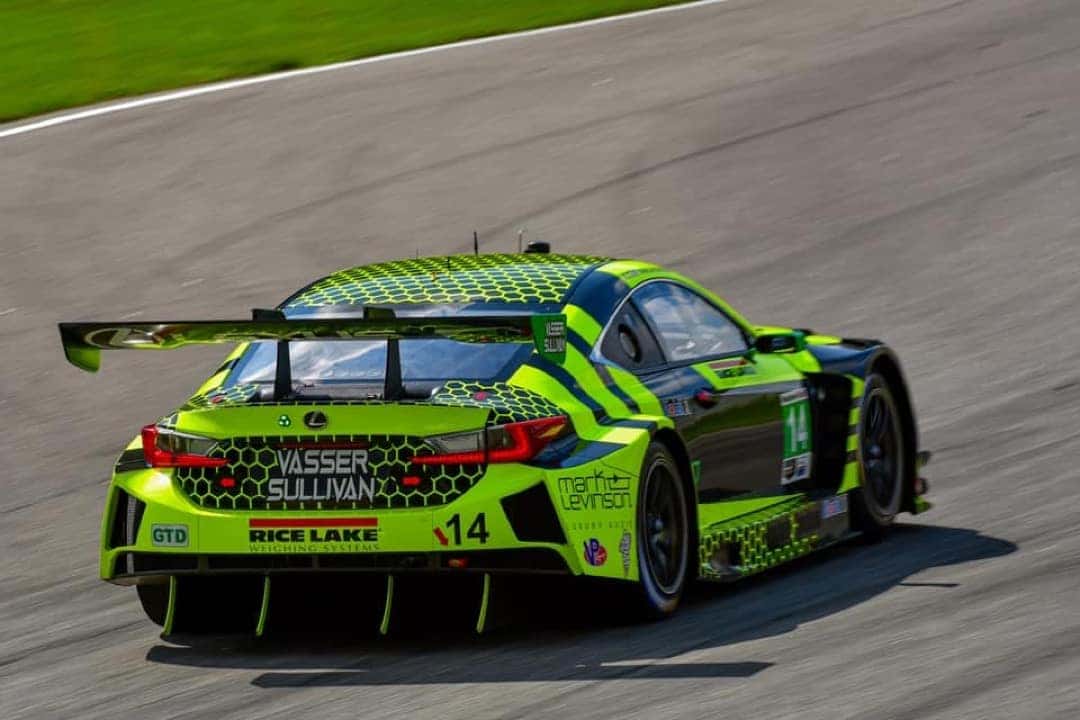Lexus Racing - RC GT3's Come In Top 5 at Lime Rock, Road America