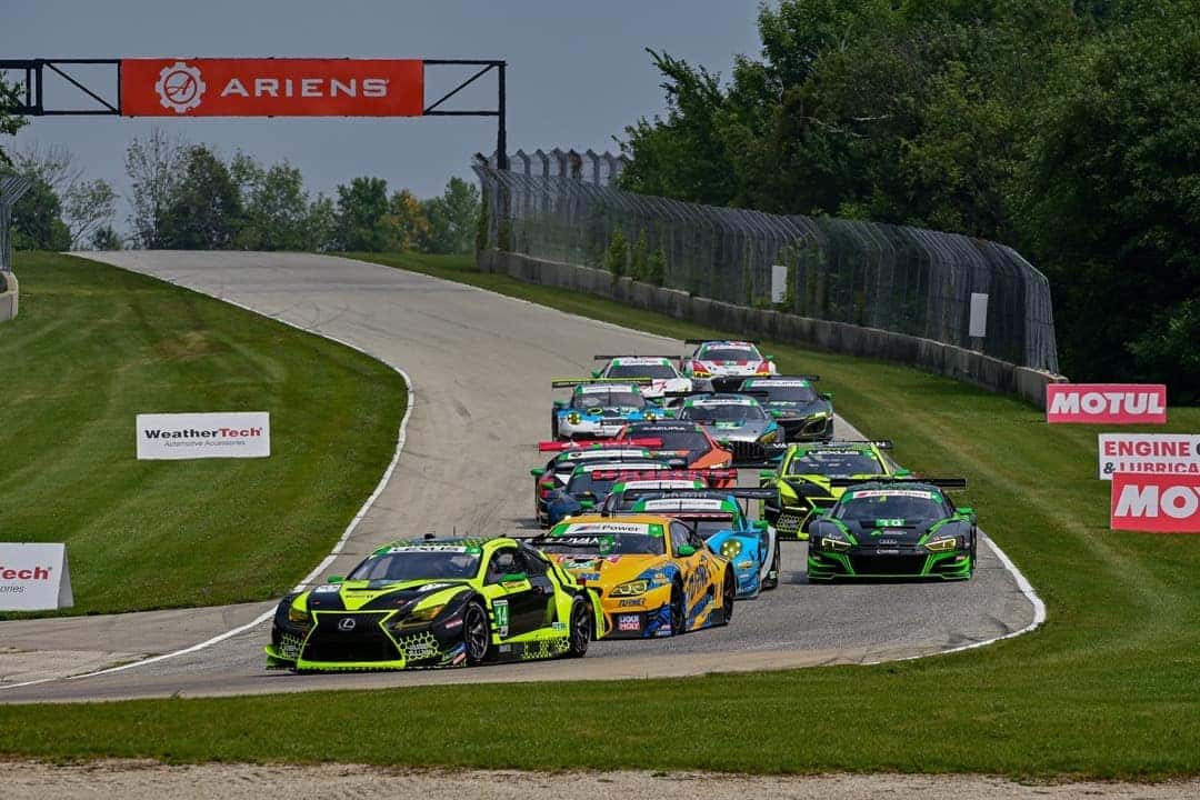Lexus Racing - RC GT3's Come In Top 5 at Lime Rock, Road America