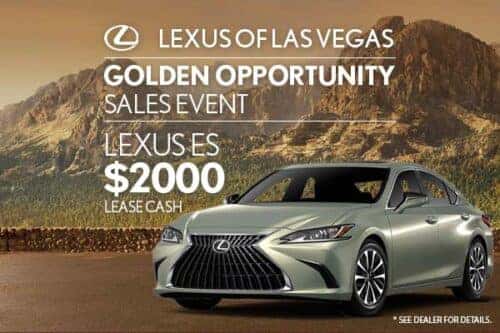 Lexus Golden Opportunity Sales Event - View Special ES Offers
