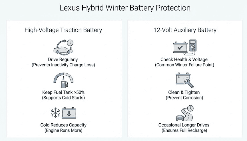 Winter Battery and Tire Care for Lexus Hybrids | Lexus Of Mobile