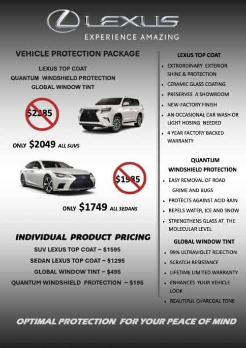 Lexus Vehicle Protection | Nearby New Orleans, LA | Lexus of New Orleans
