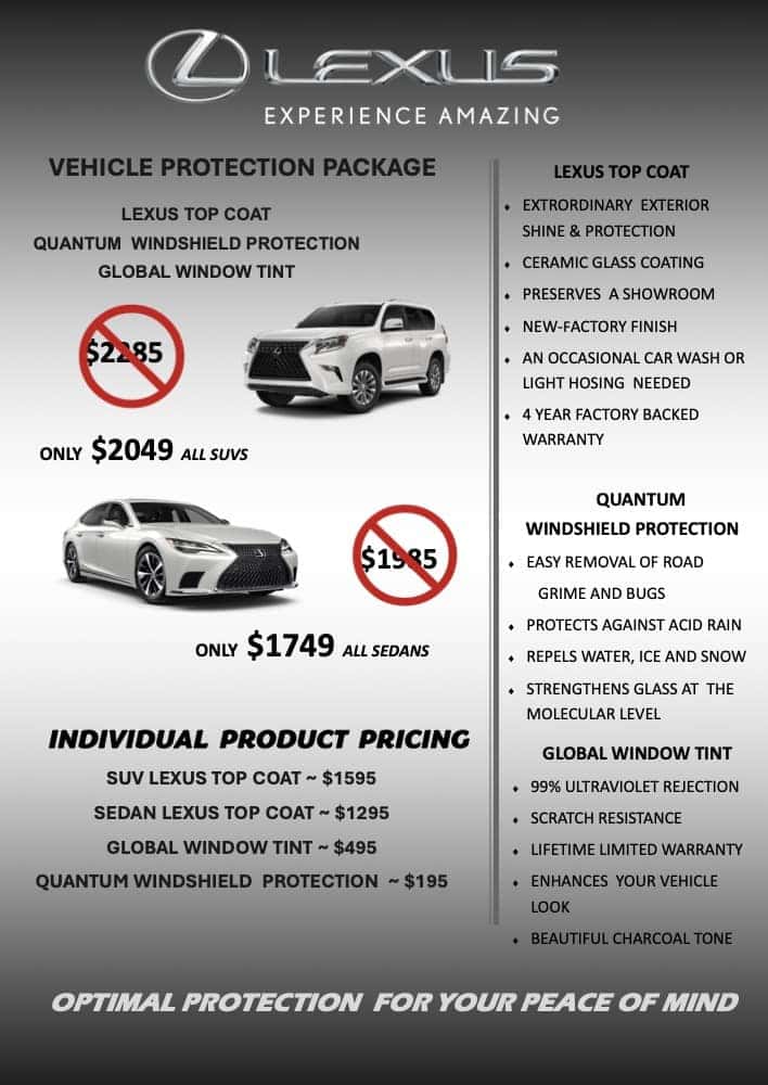 Lexus Vehicle Protection | Nearby New Orleans, LA | Lexus of New Orleans