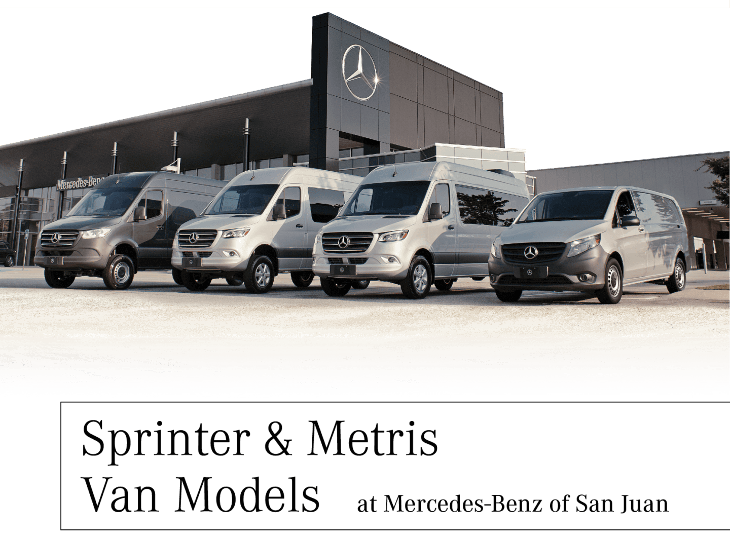 Sprinter & Metris Commercial Vans | Mercedes-Benz of San Juan