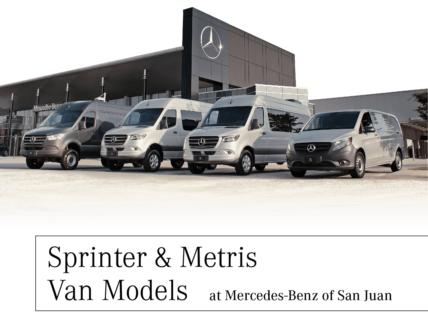 Sprinter & Metris Commercial Vans | Mercedes-Benz of San Juan