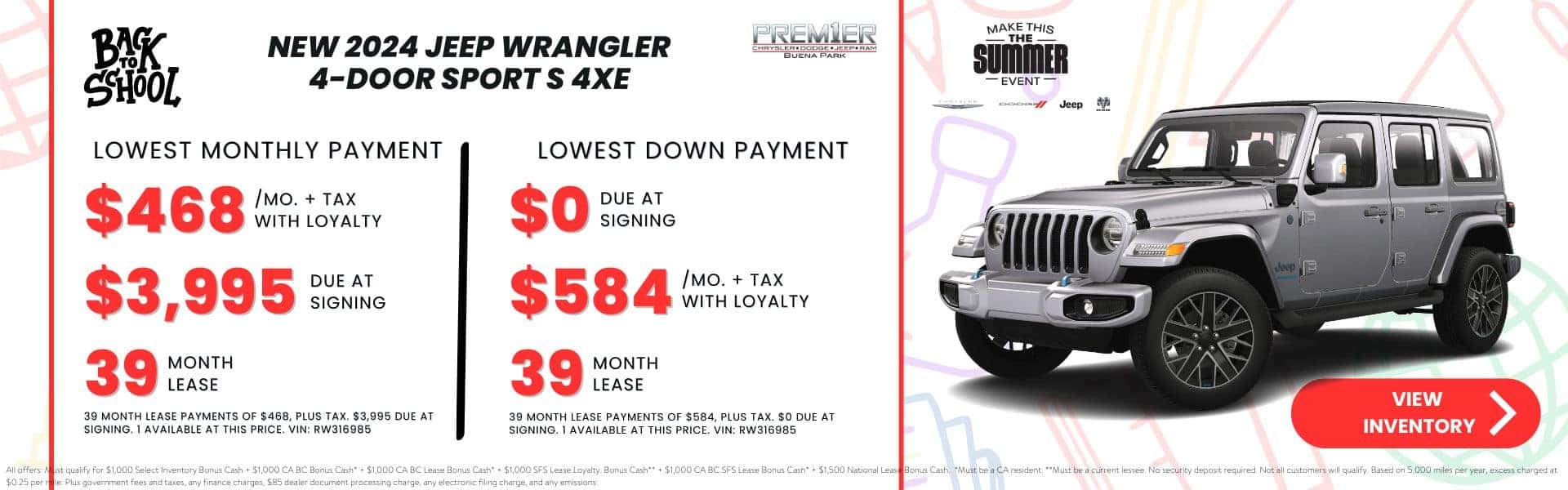 Premier Chrysler Dodge Jeep RAM of Buena Park, CA