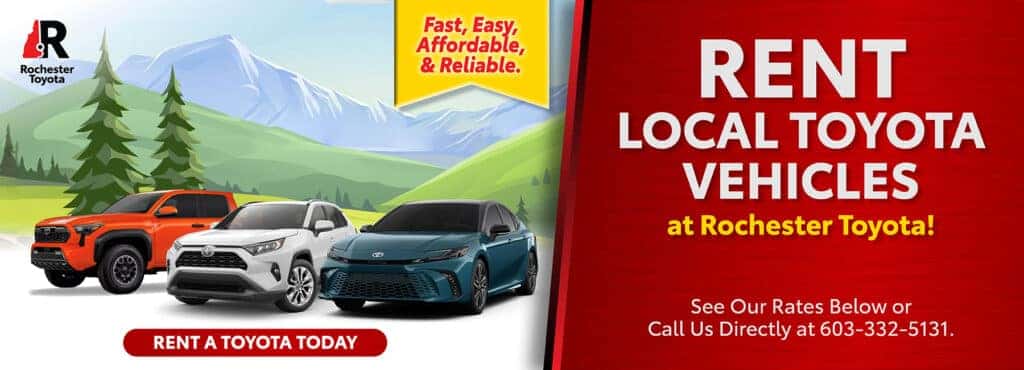 Rent a Toyota from Rochester Toyota