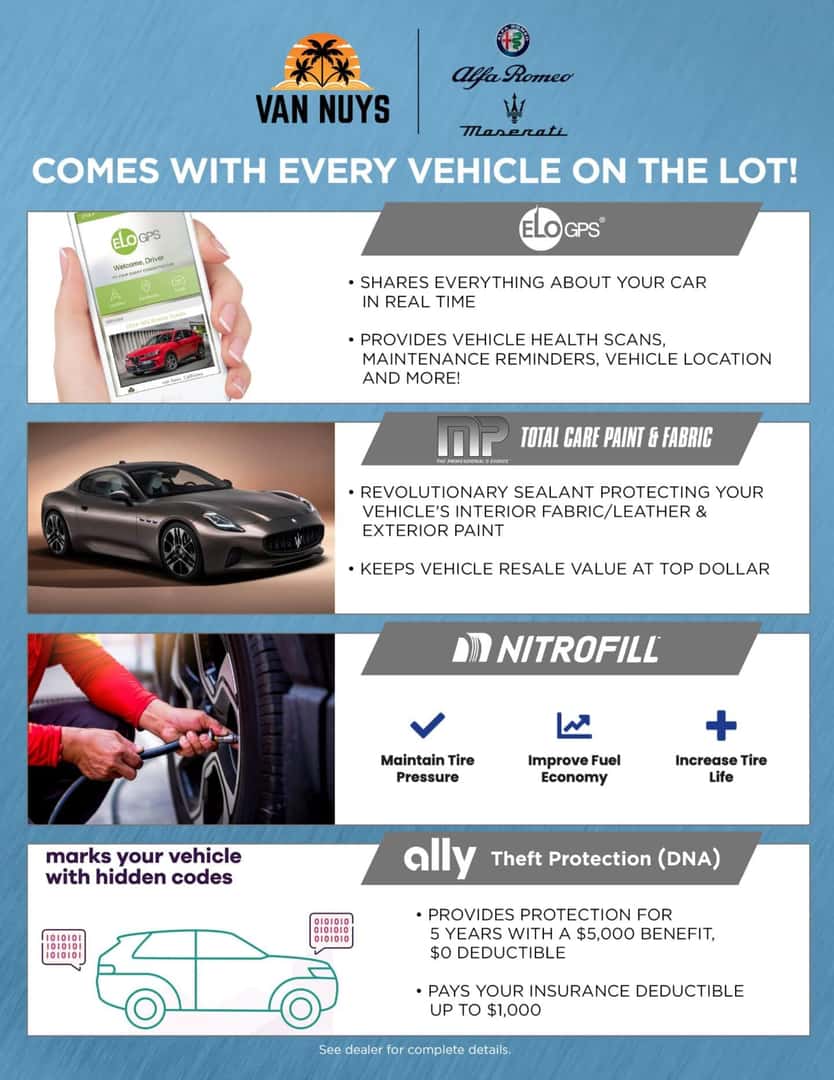 Our Products | Van Nuys Maserati