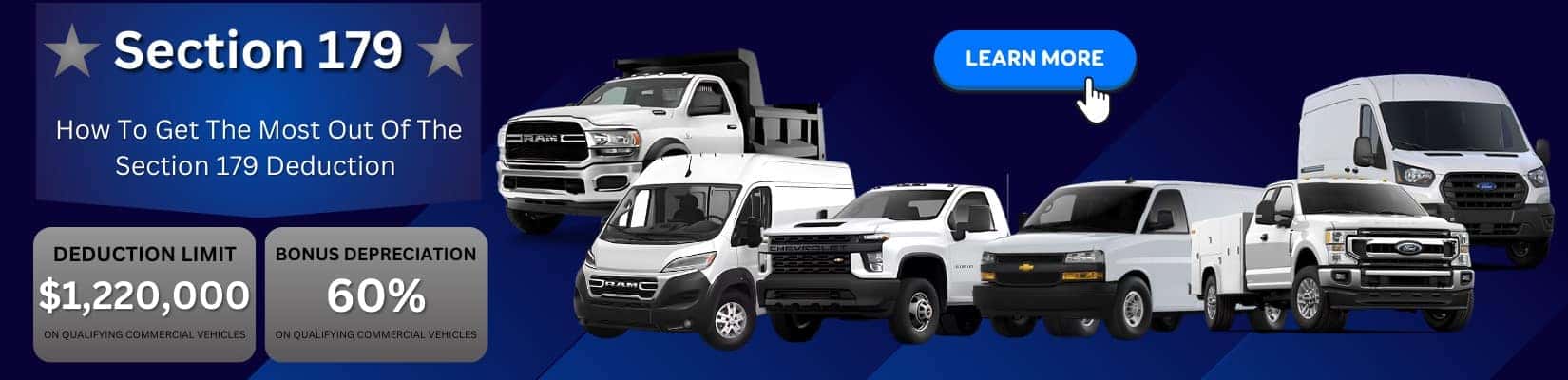 Commercial Vehicle Write-Off - Section 179 Tax Deduction