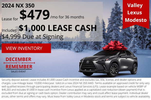 Welcome to Valley Lexus: View Our December Sales Offers | Valley Lexus