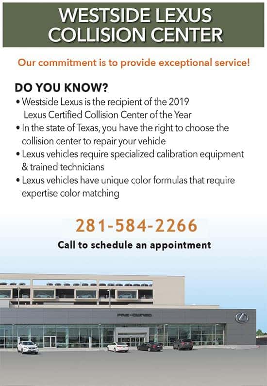 Auto Service and Parts Specials | Westside Lexus near Katy